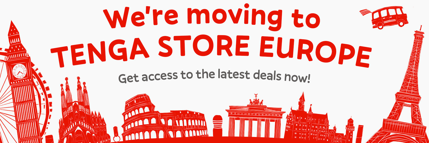We're moving to TENGA STORE EUROPE - Here’s everything you need to kno